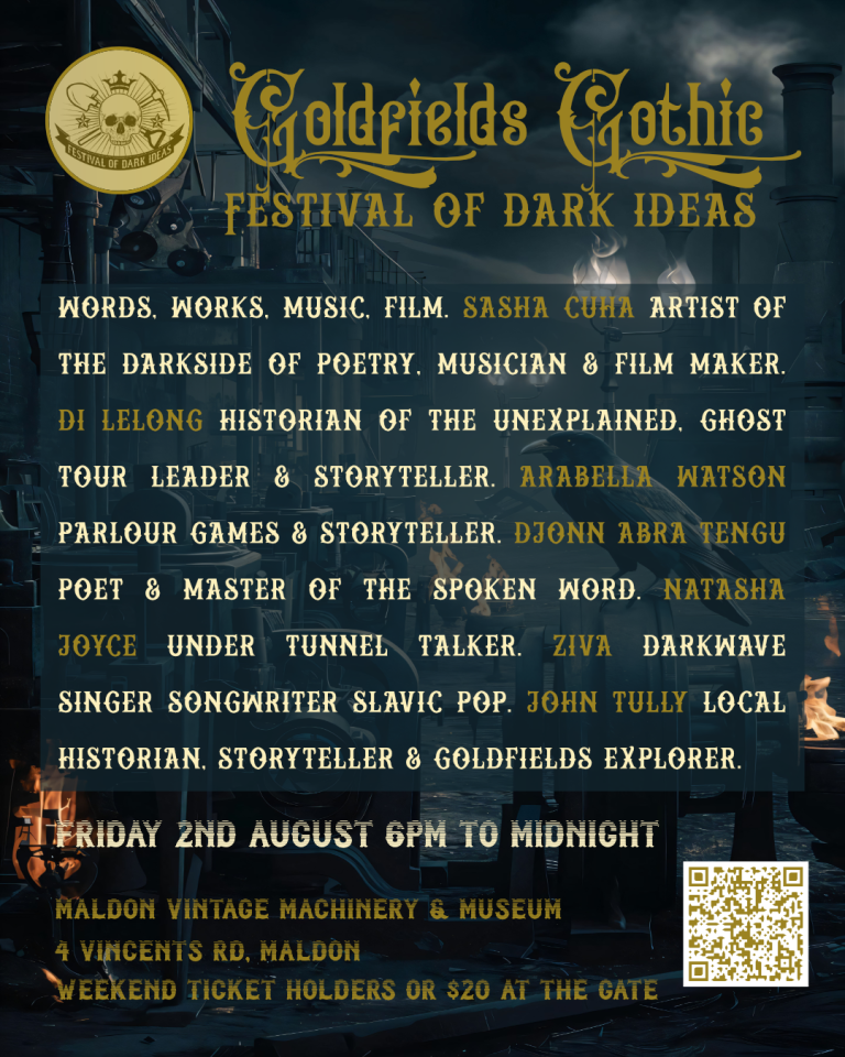 Opening Night @ GOLDFIELDS GOTHIC Festival of Dark Ideas 2024 ...